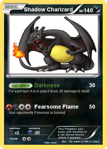 Pokémon Shadow Charizard 125 125 - Darkness - My Pokemon Card