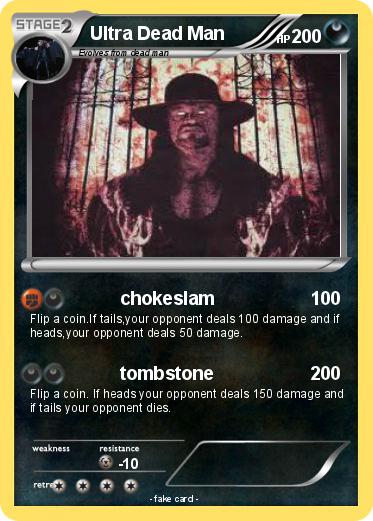 Pokémon Ultra Dead Man - chokeslam - My Pokemon Card