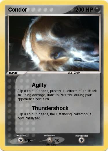 Pokémon Condor 10 10 - Agilty - My Pokemon Card