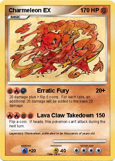 Pokémon Charmeleon EX 2 2 - Erratic Fury - My Pokemon Card