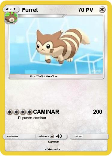 Pokémon Furret 139 139 - CAMINAR - Mi carta pokémon