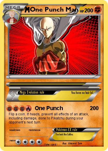 Pokémon One Punch Man 101 101 - One Punch - My Pokemon Card
