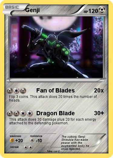 Pokémon Genji 130 130 - Fan of Blades - My Pokemon Card