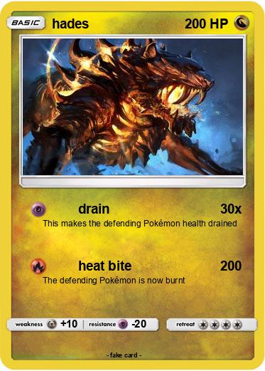 Pokémon hades 982 982 - drain - My Pokemon Card