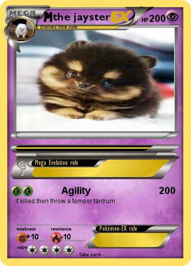 Pokémon the jayster 1 1 - Agility - My Pokemon Card