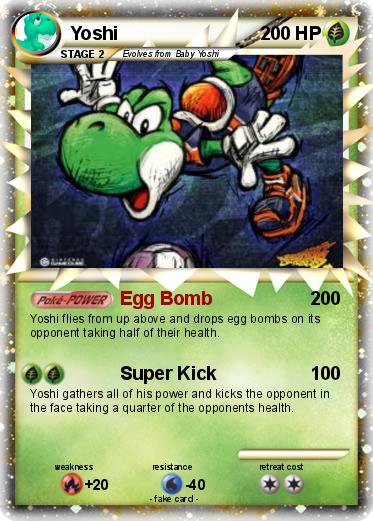 Pokémon Yoshi 2964 2964 - Egg Bomb - My Pokemon Card