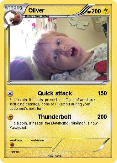 Pokémon Oliver 370 370 - Quick attack - My Pokemon Card