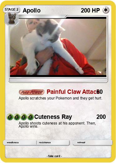 Pokémon Apollo 326 326 - Painful Claw Attack - My Pokemon Card