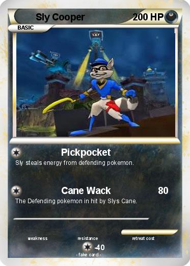 Pokémon Sly Cooper 35 35 - Pickpocket - My Pokemon Card