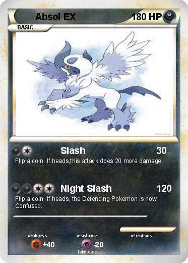 Pokémon Absol EX 72 72 - Slash - My Pokemon Card
