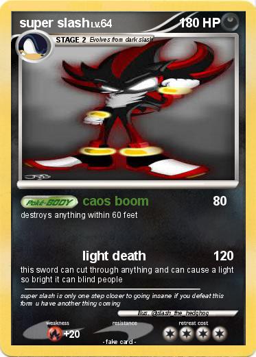 Pokémon super slash - caos boom - My Pokemon Card