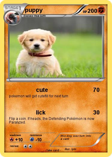 Pokémon puppy 1072 1072 - cute - My Pokemon Card