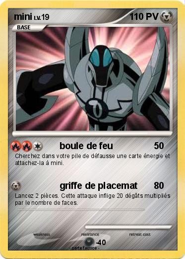 Pokémon mini 1324 1324 - boule de feu - Ma carte Pokémon