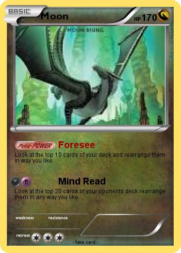 Pokémon Moon 468 468 - Foresee - My Pokemon Card