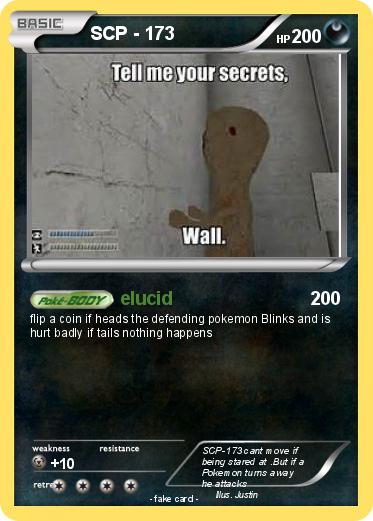 Pokémon SCP 173 46 46 - elucid - My Pokemon Card