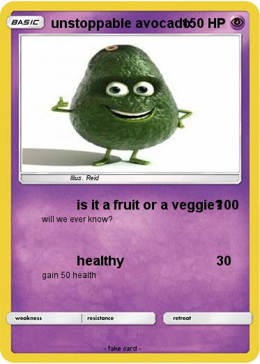 Pokémon unstoppable avocado 1 1 - is it a fruit or a veggie? - My ...