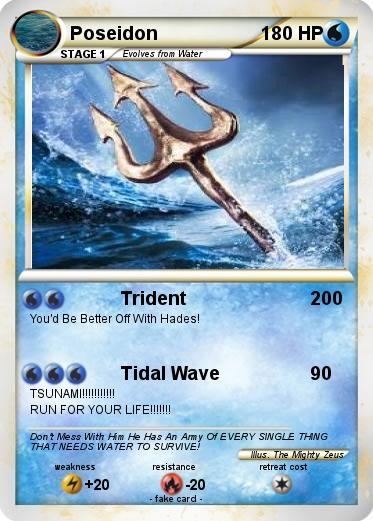 Pokémon Poseidon 796 796 - Trident - My Pokemon Card