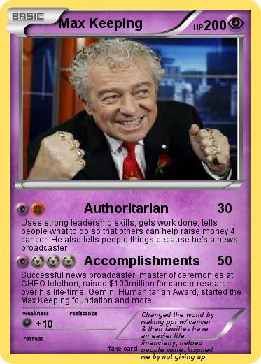 Pokémon Max Keeping - Authoritarian - My Pokemon Card