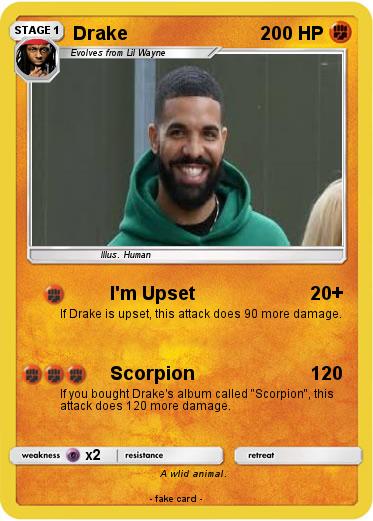 Pokémon Drake 353 353 - I'm Upset - My Pokemon Card