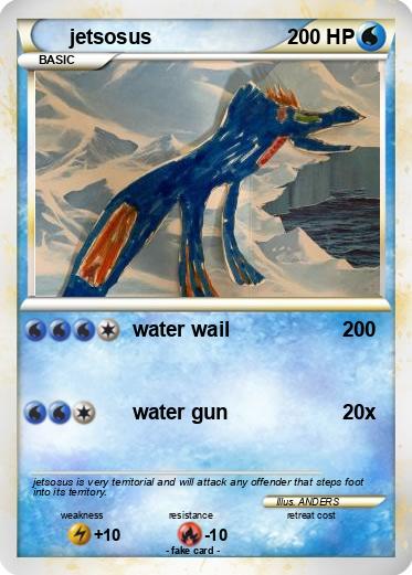 Pokémon jetsosus - water wail - My Pokemon Card