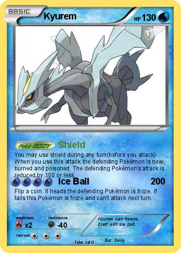 Pokémon Kyurem 5266 5266 - Shield - My Pokemon Card