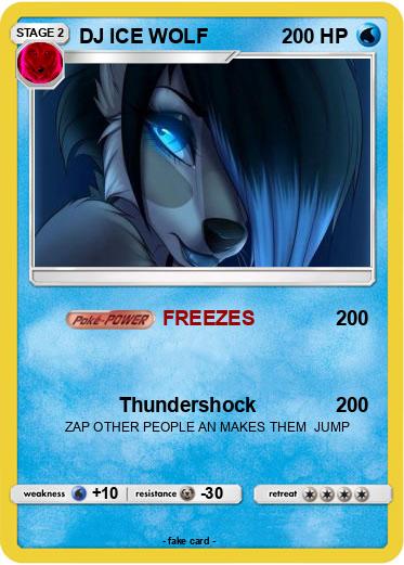 Pokémon DJ ICE WOLF - FREEZES - My Pokemon Card