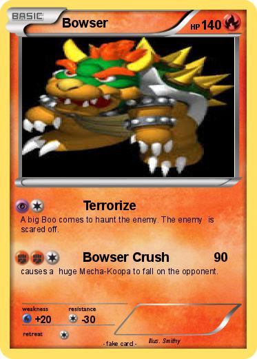 Pokémon Bowser 4299 4299 - Terrorize - My Pokemon Card