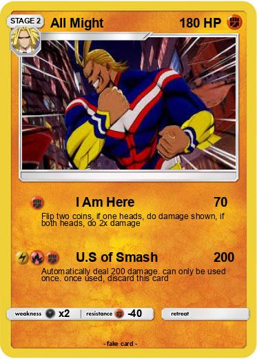 Pokémon All Might 77 77 - I Am Here - My Pokemon Card