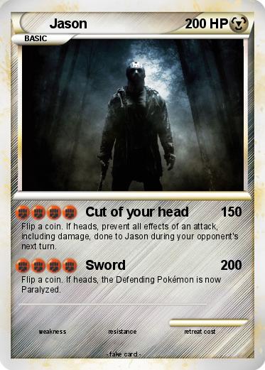 Pokémon Jason 1116 1116 - Cut of your head - My Pokemon Card