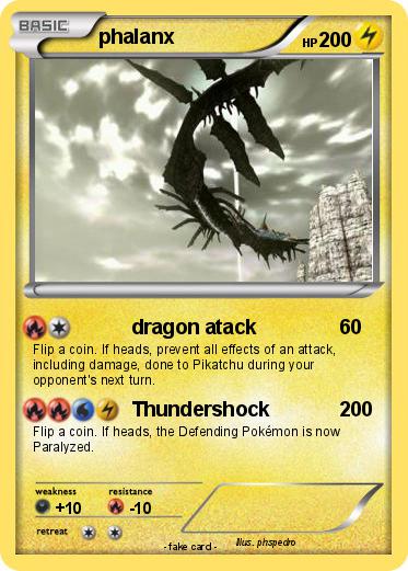 Pokémon phalanx 2 2 - dragon atack - My Pokemon Card