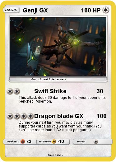 Pokémon Genji GX 1 1 - Swift Strike - My Pokemon Card