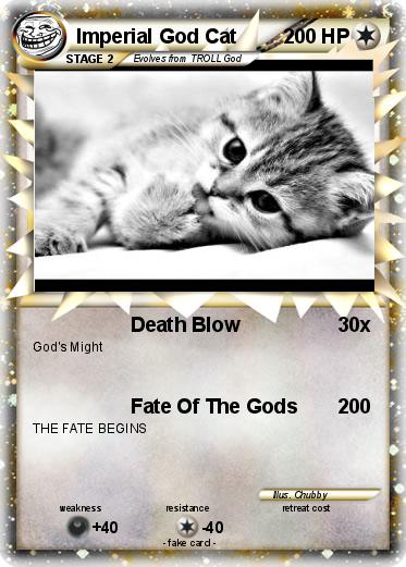Pokémon God Cat 3 3 - Death Blow - My Pokemon Card