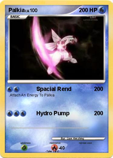 Pokémon Palkia 3424 3424 - Spacial Rend - My Pokemon Card