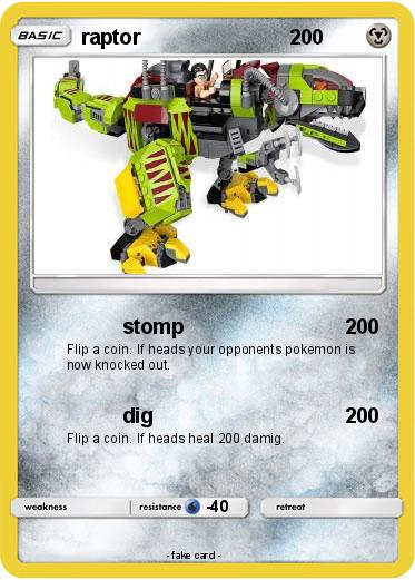 Pokémon raptor 415 415 - stomp - My Pokemon Card