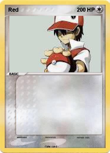 Pokémon Red 3757 3757 - My Pokemon Card