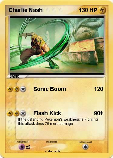 Pokémon Charlie Nash 1 1 - Sonic Boom - My Pokemon Card