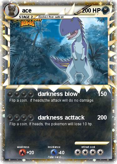 Pokémon ace 789 789 - darkness blow - My Pokemon Card