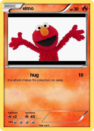 Pokémon elmo 861 861 - hug - My Pokemon Card