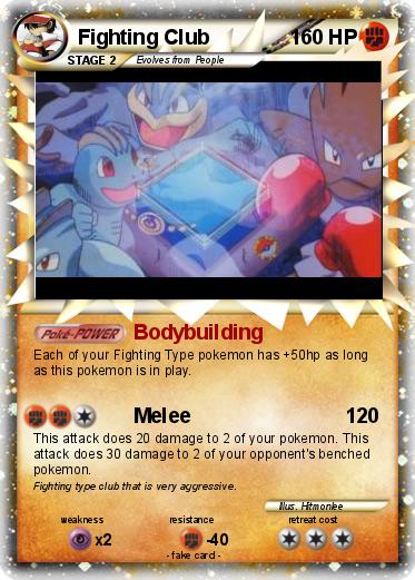 Pokémon Fighting Club - Bodybuilding - My Pokemon Card