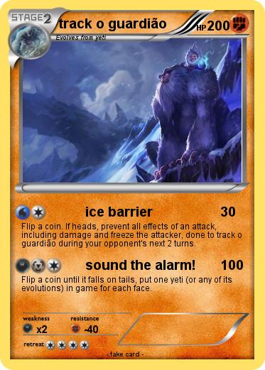 Pokémon track o guardiao - ice barrier - My Pokemon Card