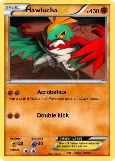 Pokémon Hawlucha 118 118 - Acrobatics - My Pokemon Card
