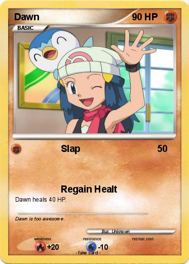 Pokémon Dawn 235 235 - Slap - My Pokemon Card