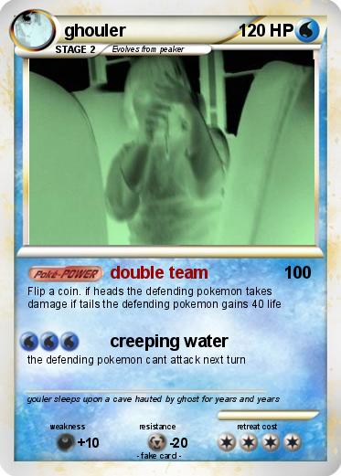 Pokémon ghouler - double team - My Pokemon Card