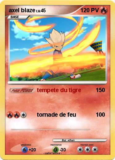 Pokémon axel blaze 687 687 - tempete du tigre - Ma carte Pokémon