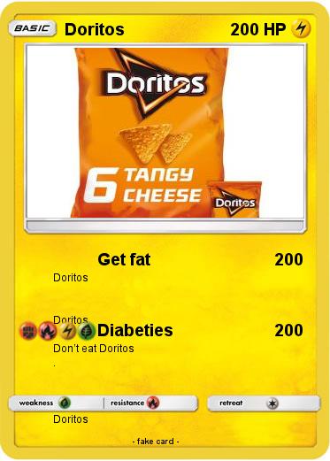 Pokémon Doritos 185 185 - Get fat - My Pokemon Card
