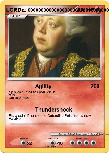 Pokémon LORD 2204 2204 - Agility - My Pokemon Card