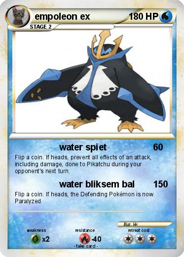 Pokémon empoleon ex 29 29 - water spiet - My Pokemon Card