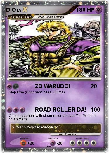 Pokémon DIO 96 96 - ZO WARUDO! - My Pokemon Card