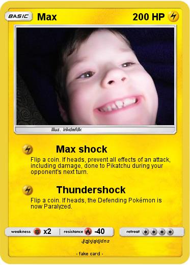 Pokémon Max 1671 1671 - Max shock - My Pokemon Card