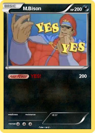 Pokémon M Bison 20 20 - YES! - My Pokemon Card